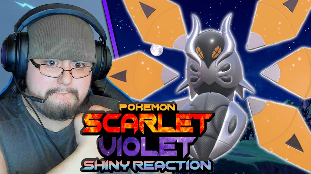 SHINY IRON MOTH REACTION!!! (Pokemon Scarlet and Violet Shiny Reaction ...