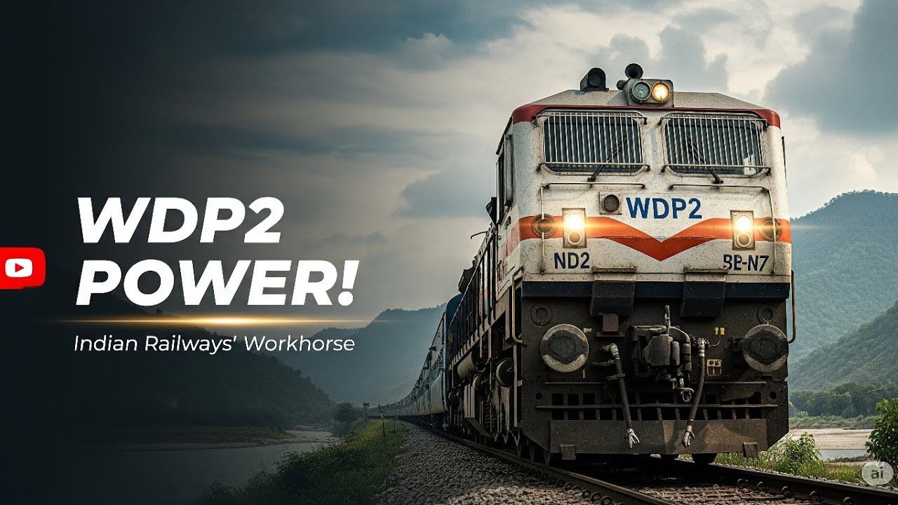 The WDP2 is a class of Indian locomotive#trainfans #indianrailways # ...