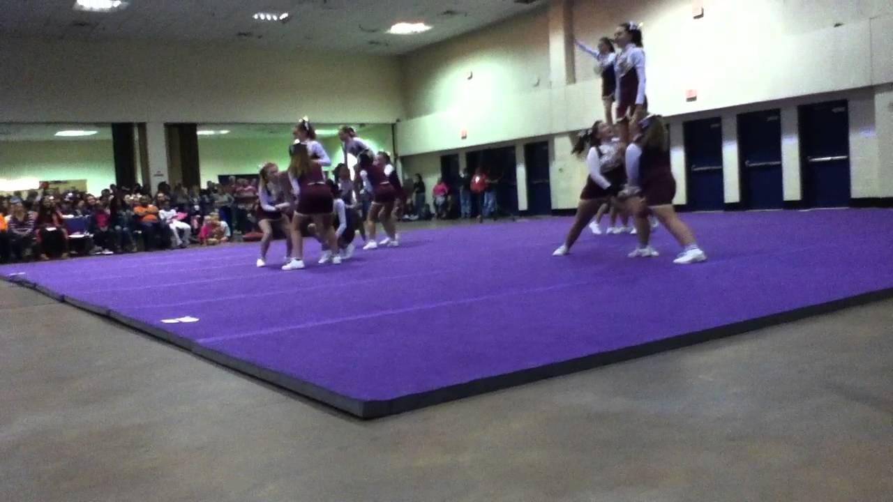 DMF A-squad routine - CTYFL Cheer Comp 2014 - YouTube