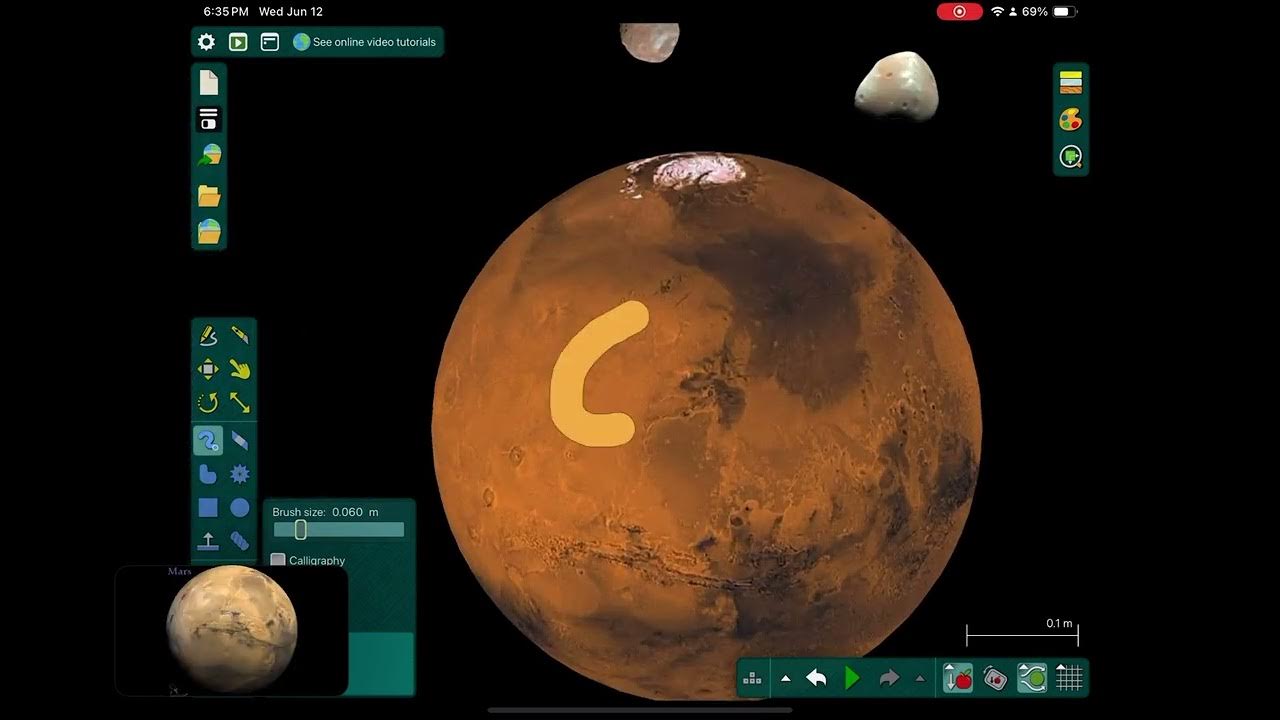 Planet song in algodoo - YouTube