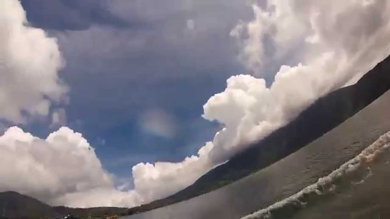 Wakeboarding Lake Bratan Volcano - YouTube