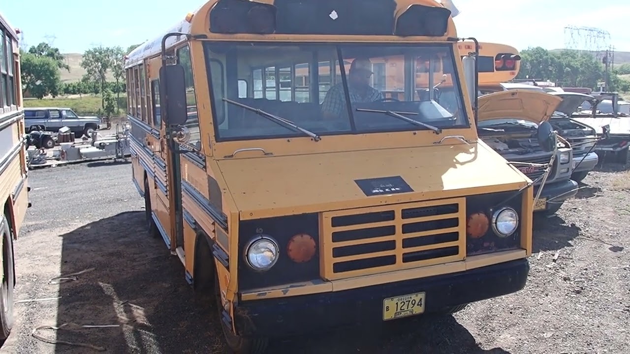 LOT # 2171f - 1981 Bluebird Mini-Bird School Bus - YouTube