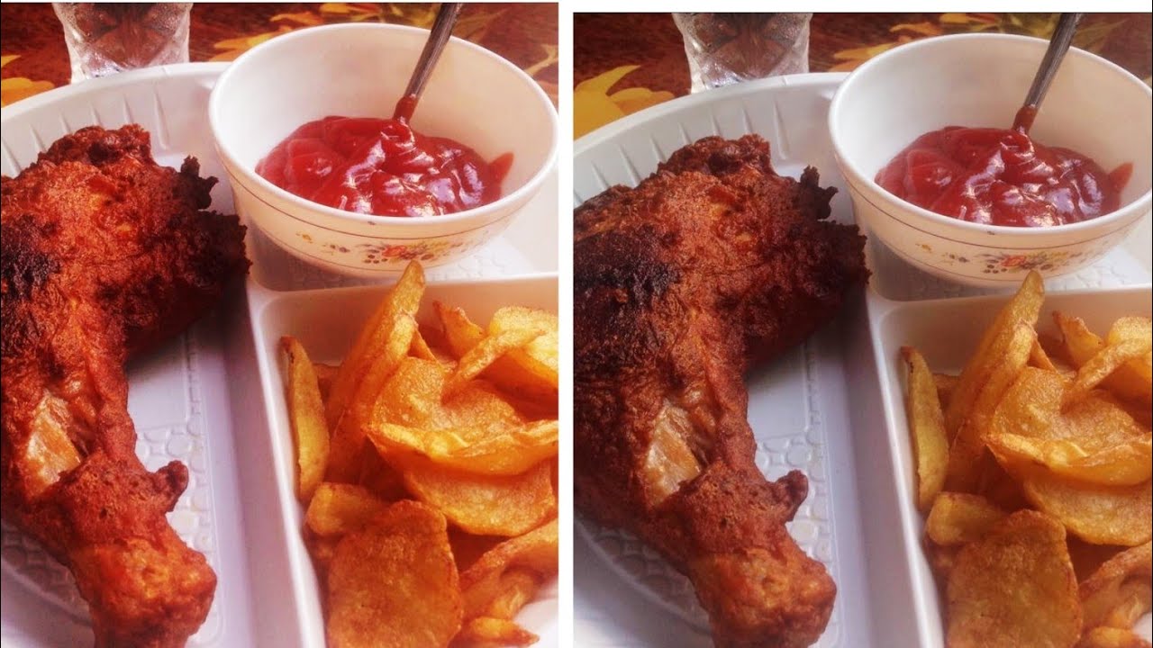 Casariye aad umacan chicken iyo chipsi forno la ana lasameeyay🍗🍗🍟🍟 ...