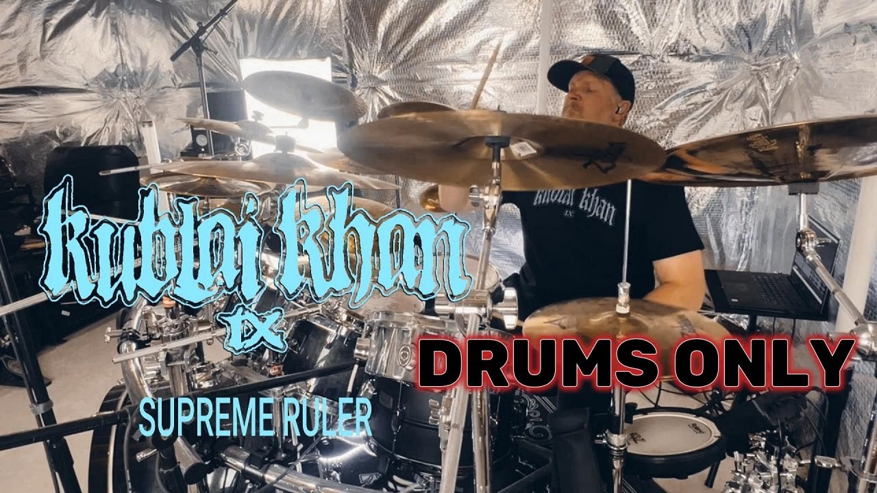 Kublai Khan TX- "Supreme Ruler"- Drum Cover- Drums ONLY (HD/HQ) - YouTube