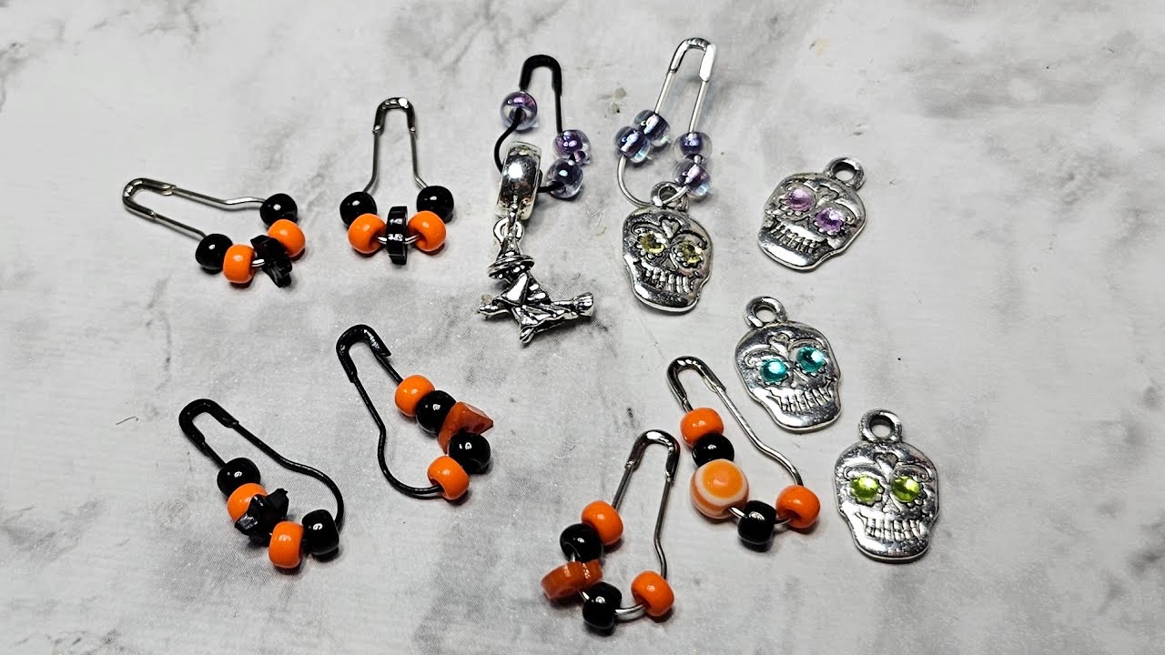 Halloween Embellishment | Bulb Clothes Pins into Charms - YouTube