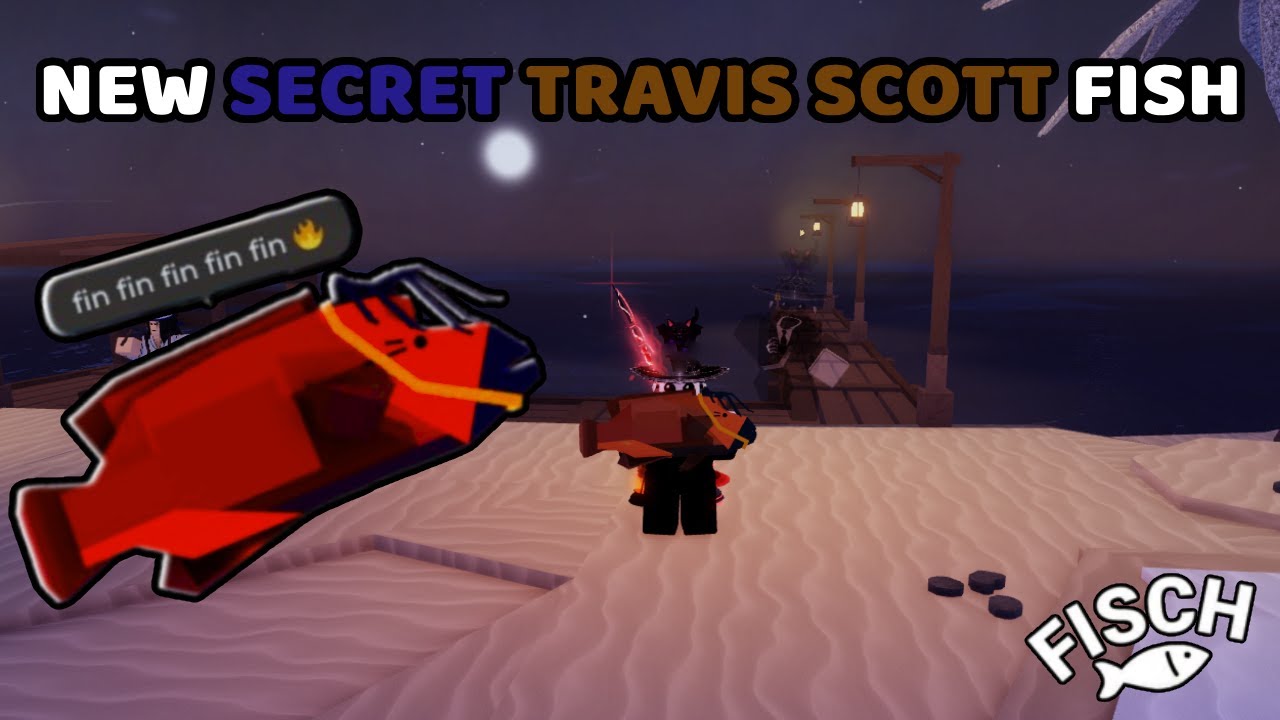 How to get NEW SECRET TRAVIS SCOTT FISH (in roblox fisch) - YouTube