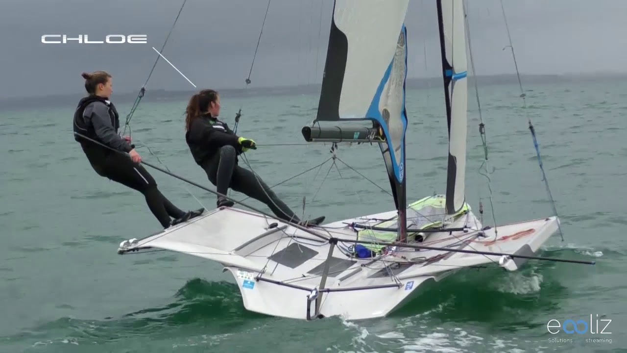 Pôle France Voile 49er FX BREST - EMMA & CHLOE - YouTube