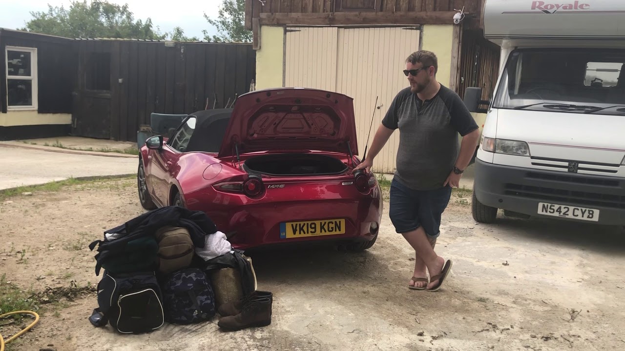 Mazda Mx-5 How much can you really fit in the boot? - YouTube