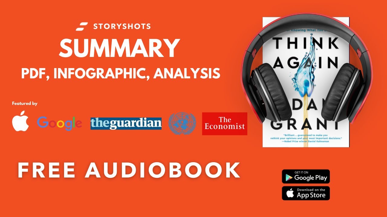 Think Again Summary & Analysis | Adam Grant | Free Audiobook - YouTube