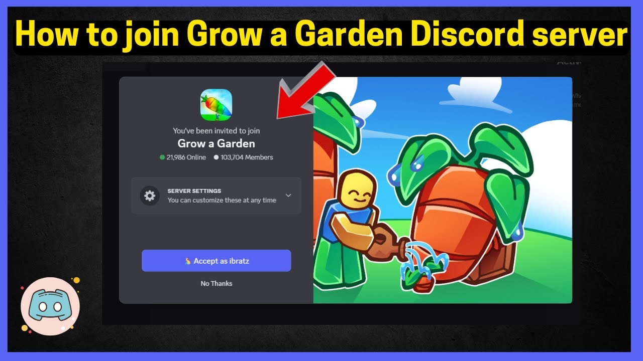 Grow a Garden Discord Server: How to Join & Get the Invite Link! - YouTube