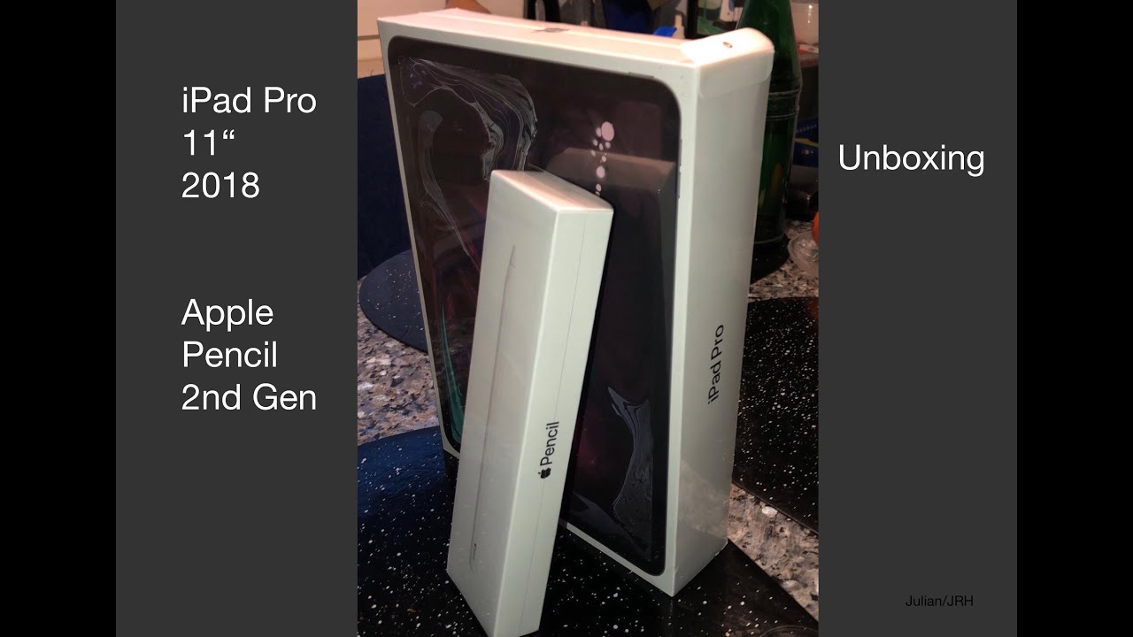 11" iPad Pro (2018) & Apple Pencil (2. Gen) - Unboxing und Einrichtung - YouTube