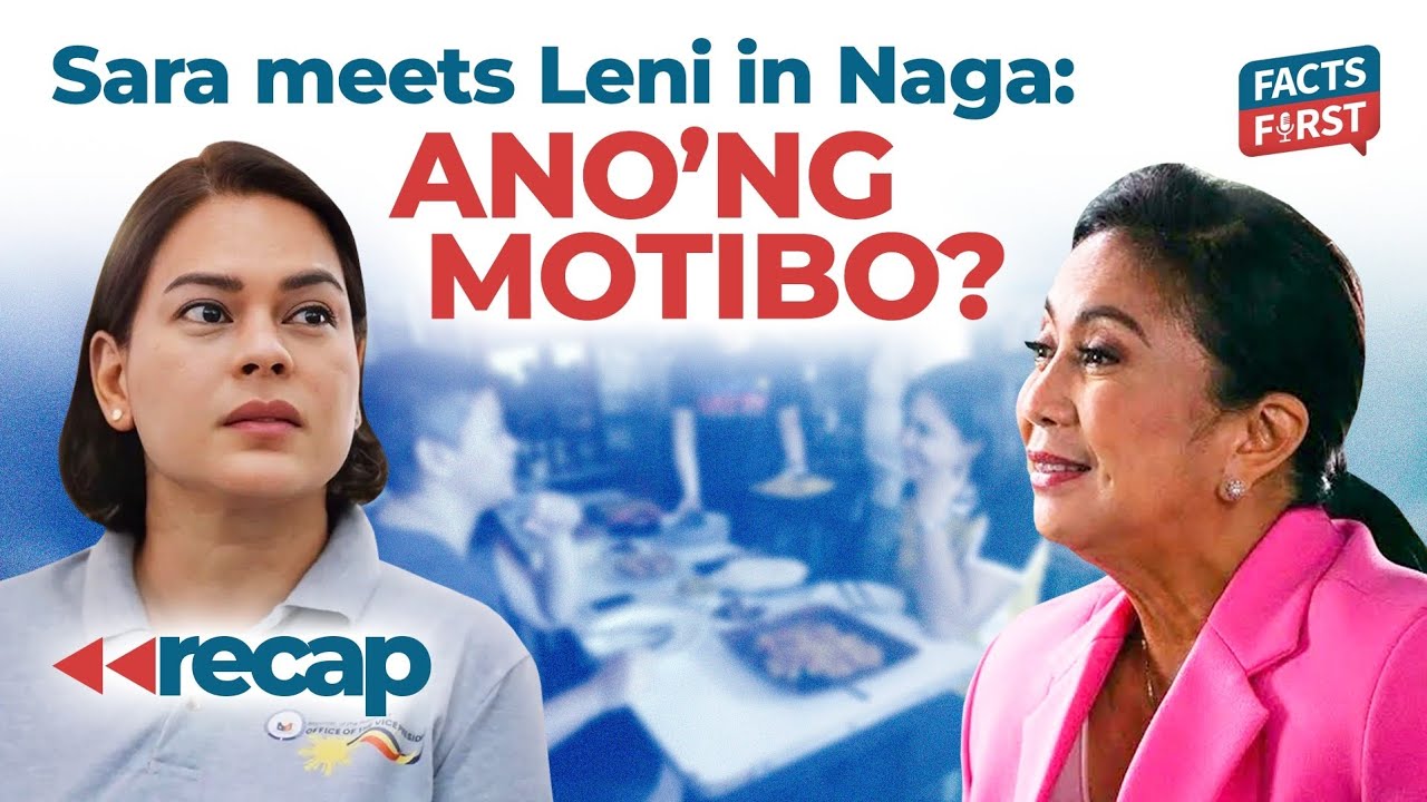 Sara Duterte-Leni Robredo meeting: Ano motibo? - YouTube
