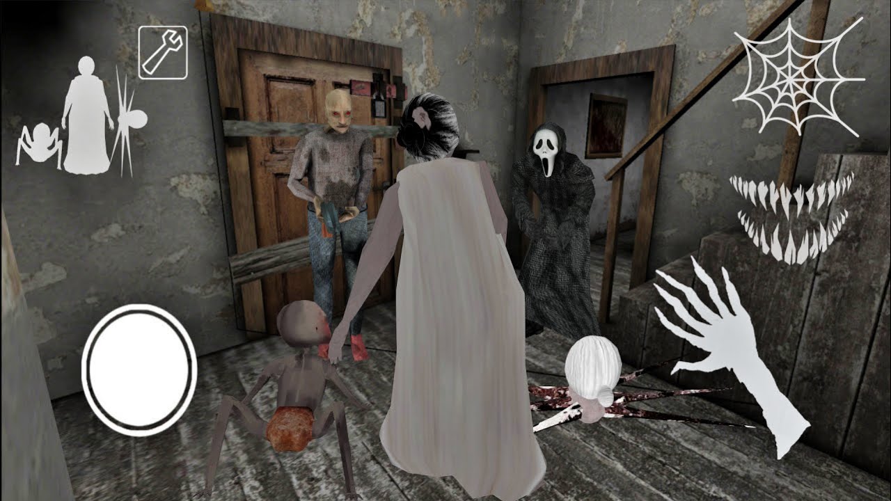 Playing as Slendrina Baby Angeline Mom and Spider Angeline in Grann's ...