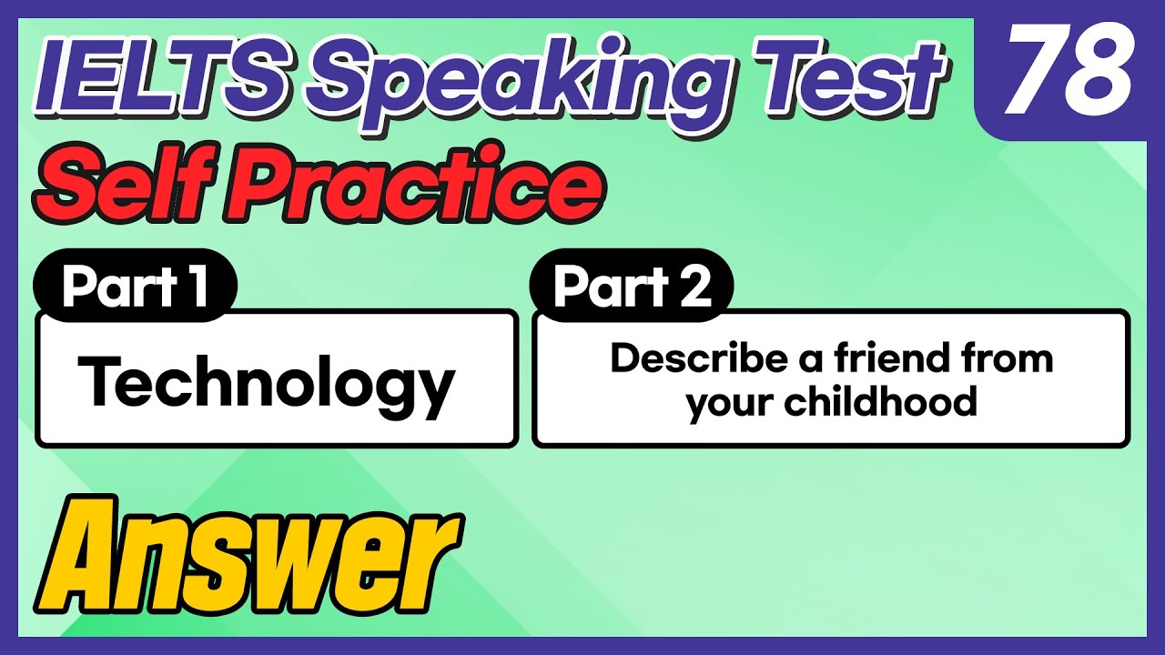 IELTS Speaking Test questions 78 - Sample Answer - YouTube