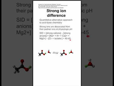Strong ion difference - YouTube