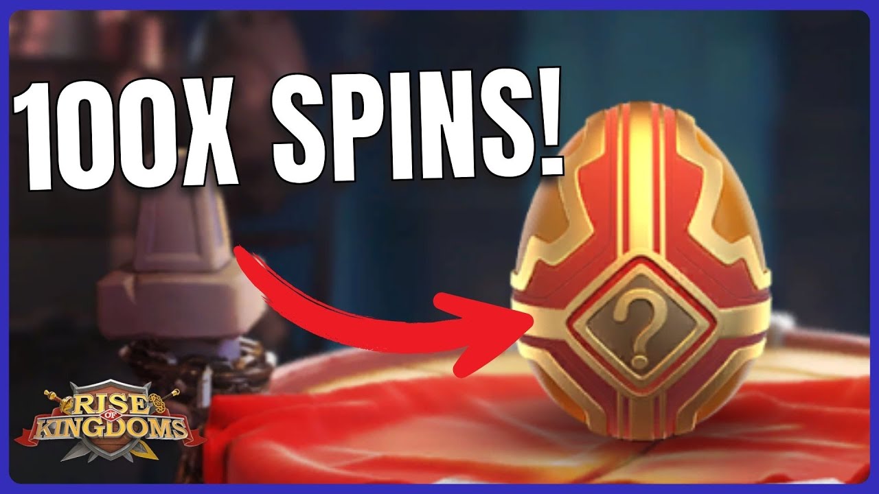MAX Spinning Egg Event/The Iconic System Plan in Rise of Kingdoms - YouTube