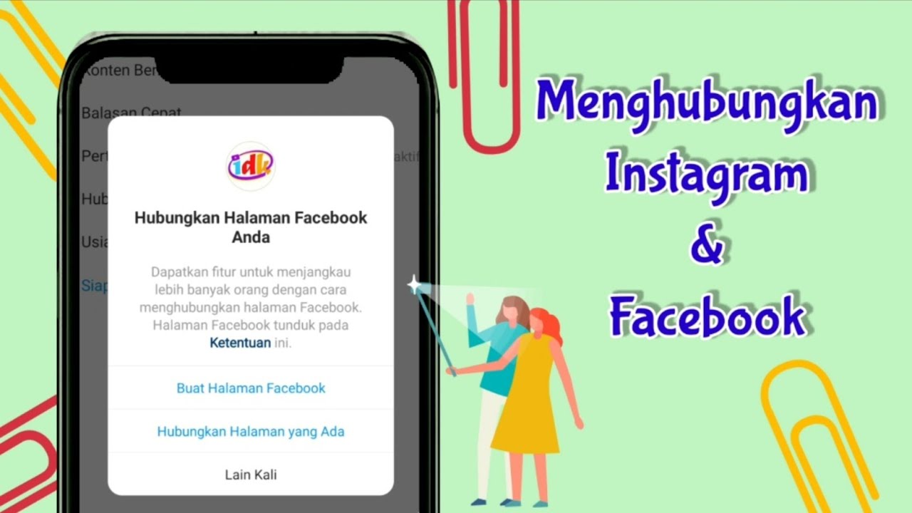 Cara Hubungkan Instagram dengan Halaman Facebook - YouTube