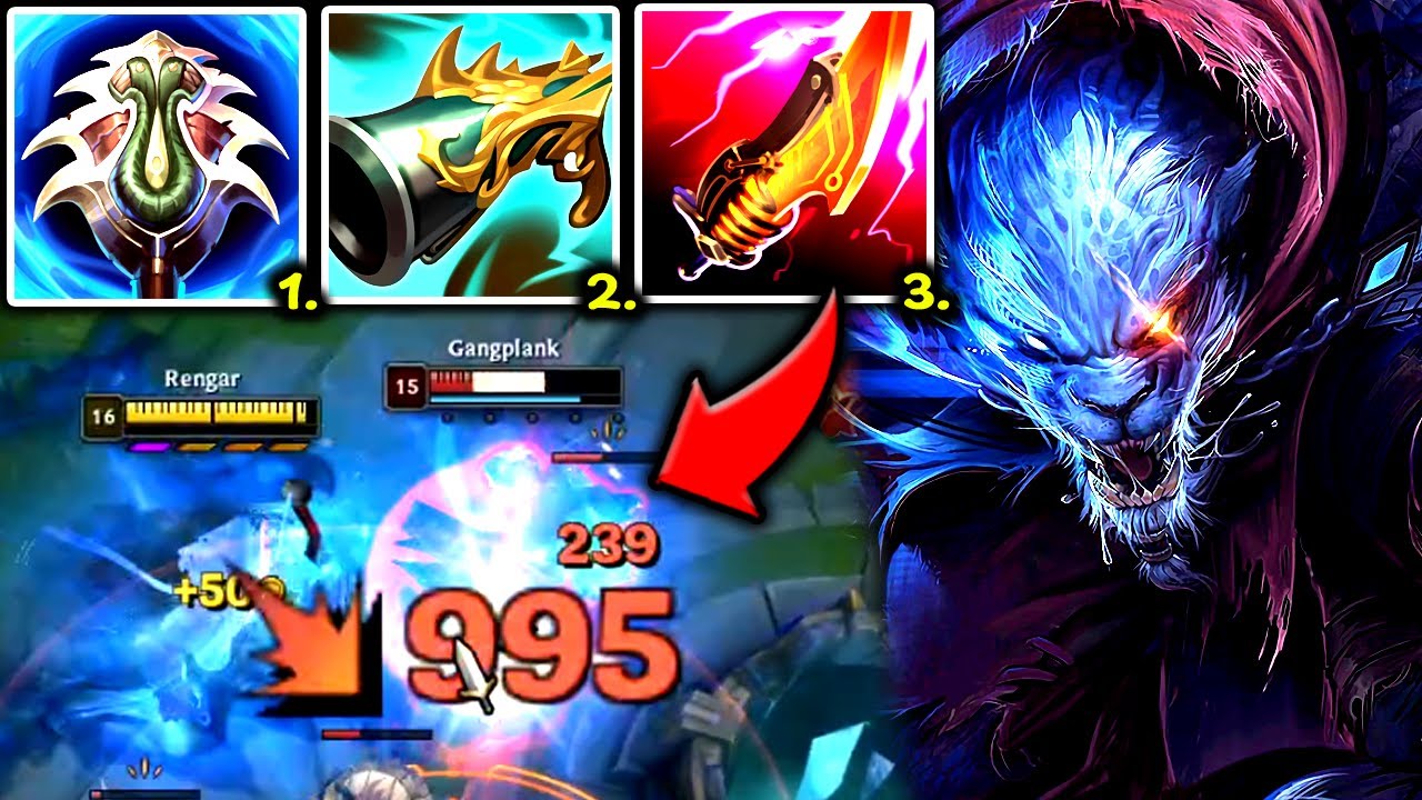 RENGAR TOP IS TERRIFYING & 1V5 TOPLANE WITH EASE 👌 S14 RENGAR TOP ...