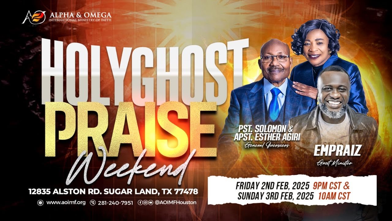 Holy Ghost Praise Weekend - Day 1 | AOIMF Houston - YouTube