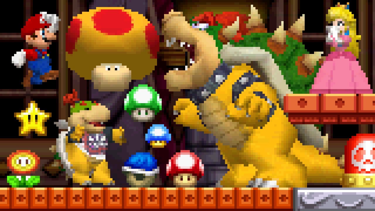 New Super Mario Bros. DS - ALL BOSSES. ᴴᴰ - YouTube