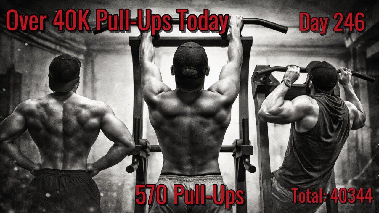 Pull-Up World Record Day 246 - 570 Pull-Ups | - YouTube