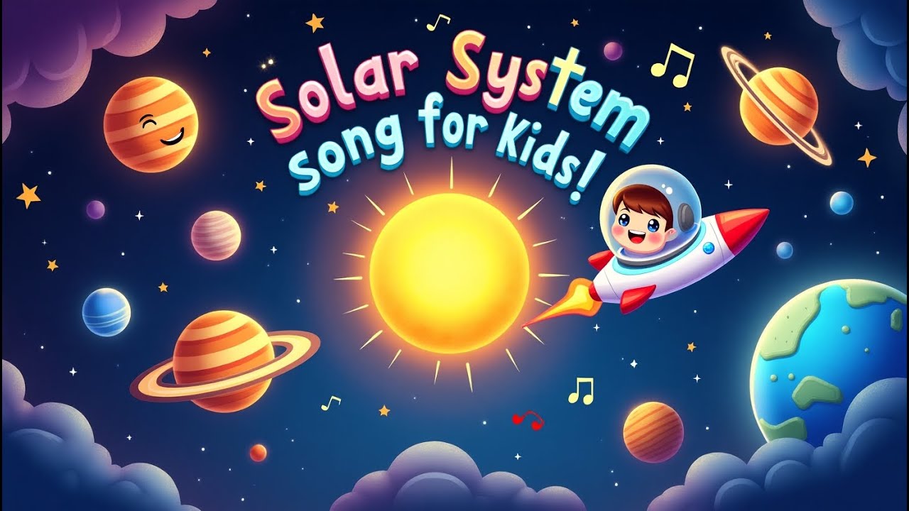 🪐Solar System Song for Kids | Solar System Adventure | Planets for Kids ...