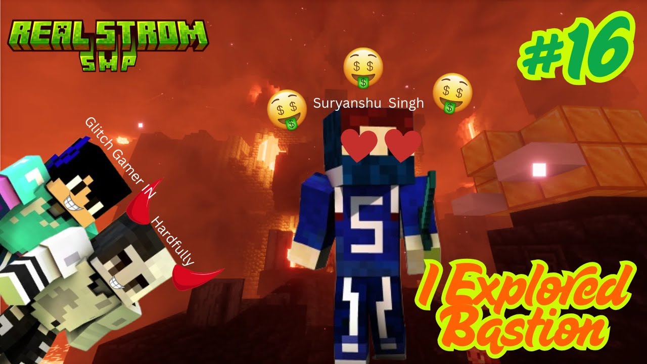 Exploring Bastion's in Real Storm SMP 🤑#16 - YouTube
