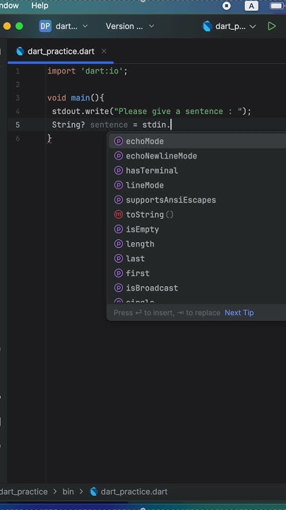 Reverse Sentence in Dart | Coding | Dart | Programming | Flutter - YouTube