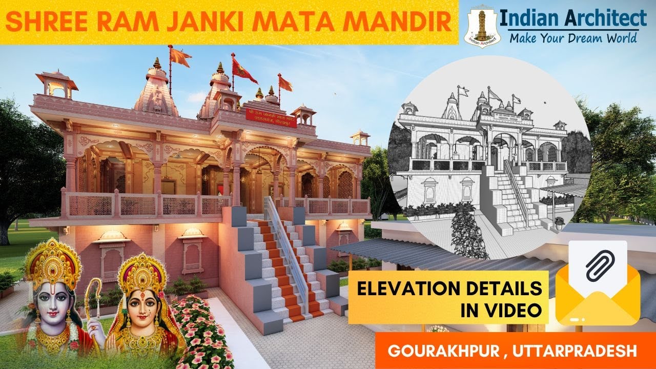 P717/A Shree Ram Janki Mata Mnadir, Gourakhpur, Uttarpradesh | Exterior ...