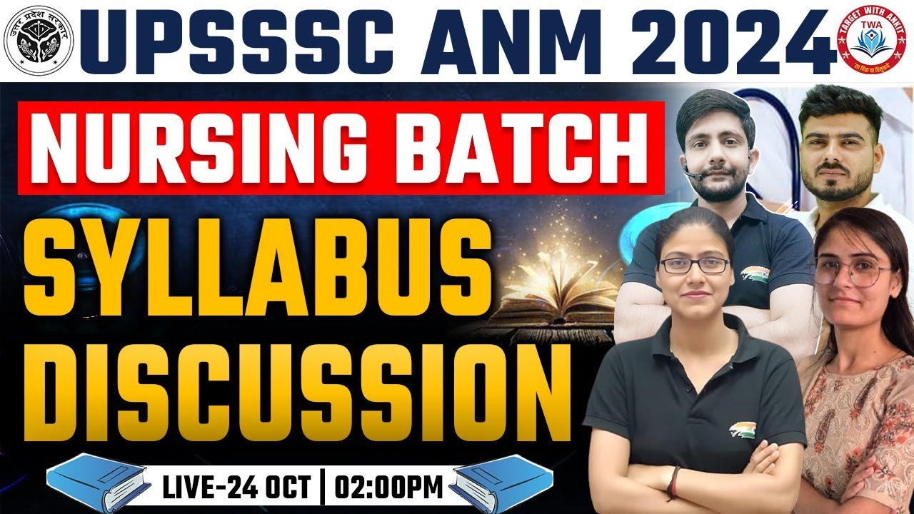 UPSSSC ANM 2024 | ANM Syllabus, ANM Exam Strategy, Nursing Batch ...