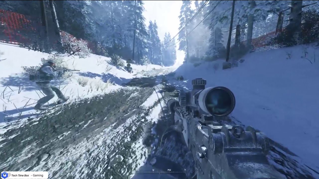 Best Ever Winter Sniper Mission - Call of Duty MW 2 Campaign Remastered ...