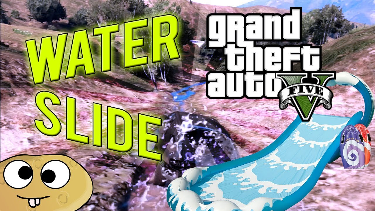 GTA 5 Online- Water Slide Fun! (w/Friends) - YouTube
