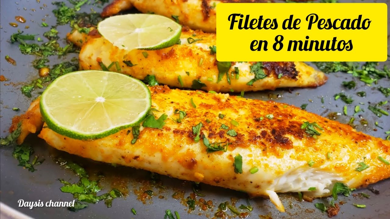 🔴Fácil manera de preparar FILETES DE PESCADO en 8 minutos👌 ...