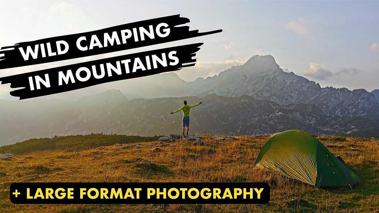 Wild Camping in Alps & Large Format Landscape Photography | Glass Dry ...
