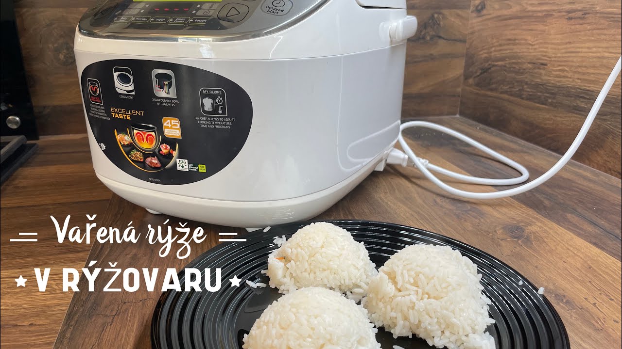 Jak uvařit rýži v rýžovaru ( multifunkční hrnec tefal ) - YouTube
