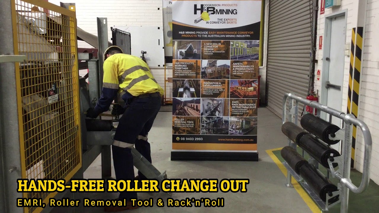 Quicker, safer, simpler conveyor roller change out: EMRI, Roller ...
