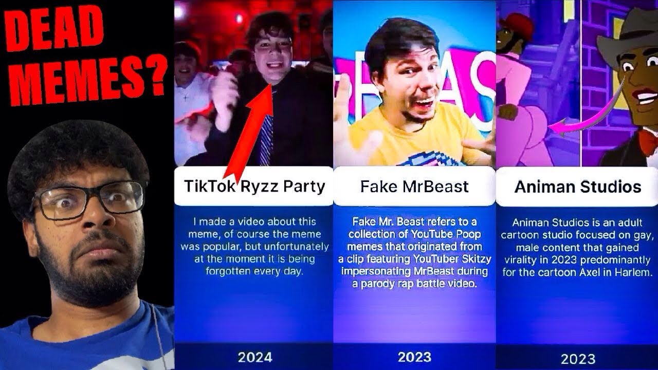 Memes That Died WAY Too Fast reaction! | TikTok Rizz Party, Smurf Cat ...