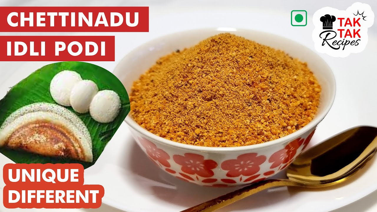 [219] Chettinadu Idli Podi | Easy Different Recipe | Spicy Dosai ...