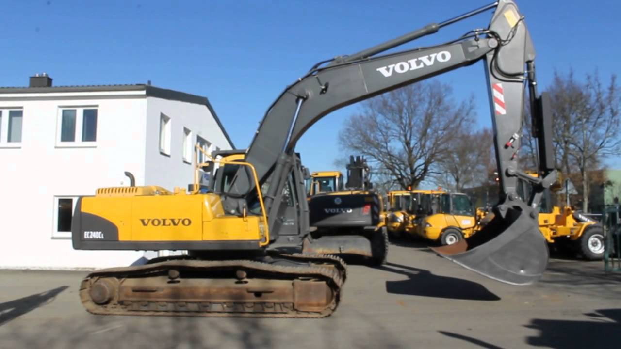 Volvo EC 240 CL, 2008, 3.300 h #110257 (neu) - YouTube