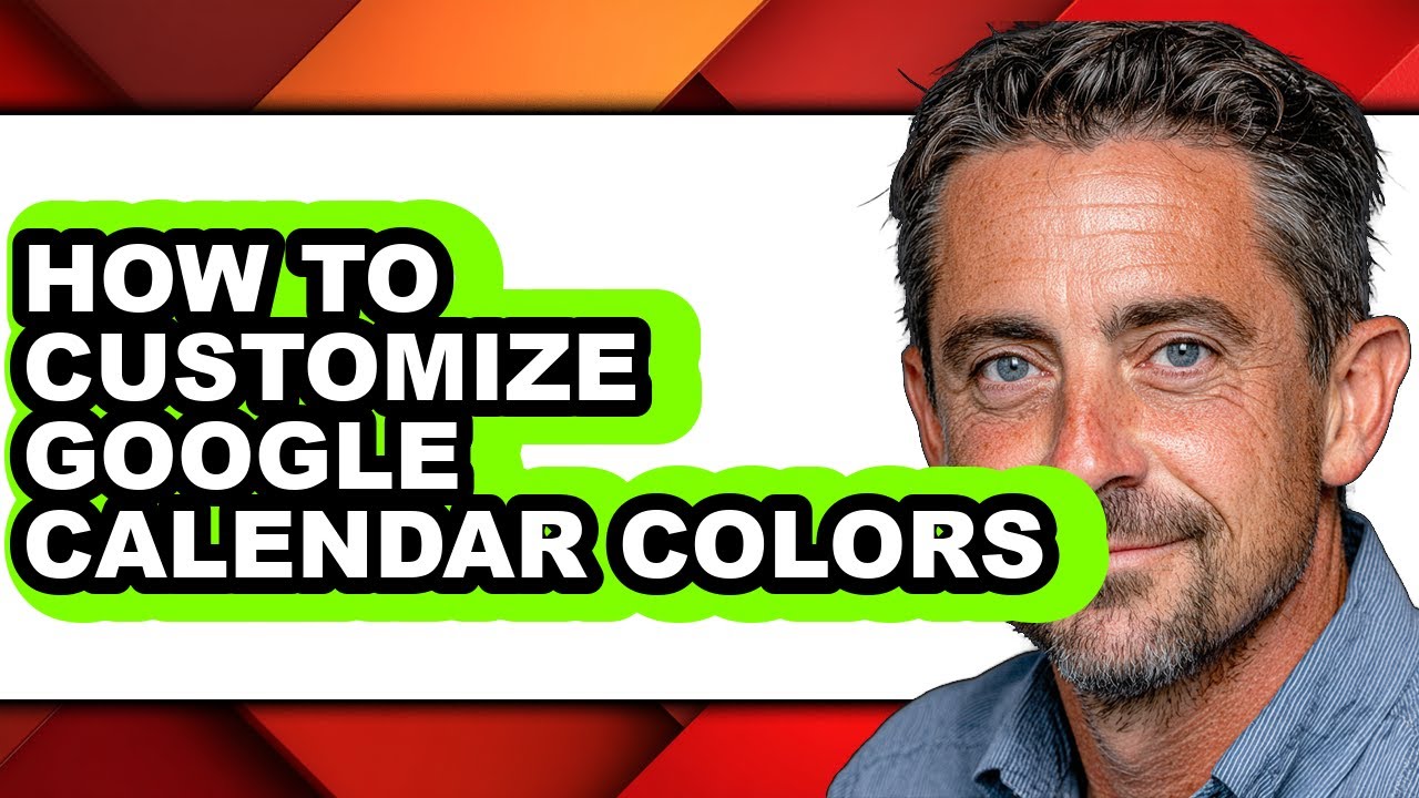 How to Customize Google Calendar Colors - Step by Step - YouTube