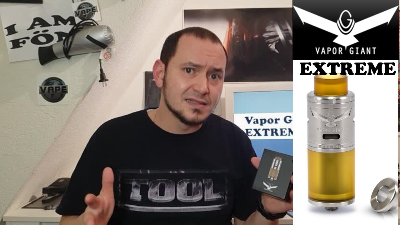 Vape Test# 18: Vapor Giant Extreme von VaporGiant! Fine Custom Coils ...