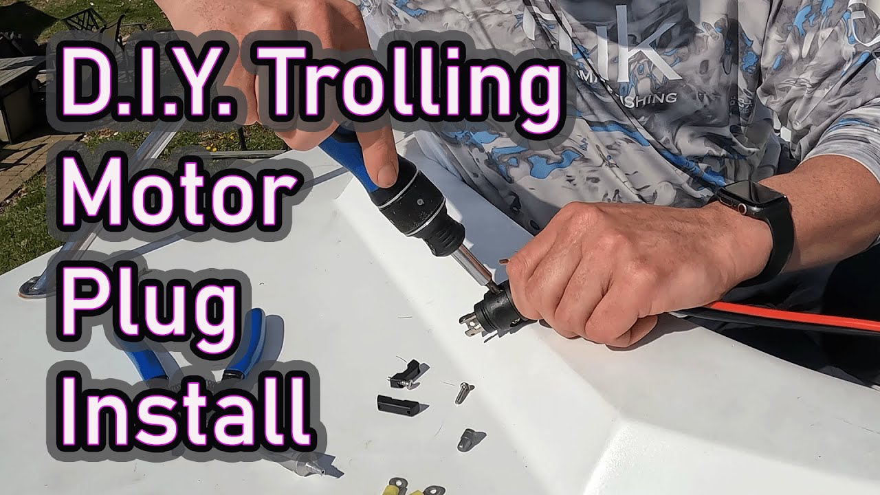 How To Install A Trolling Motor Plug - YouTube
