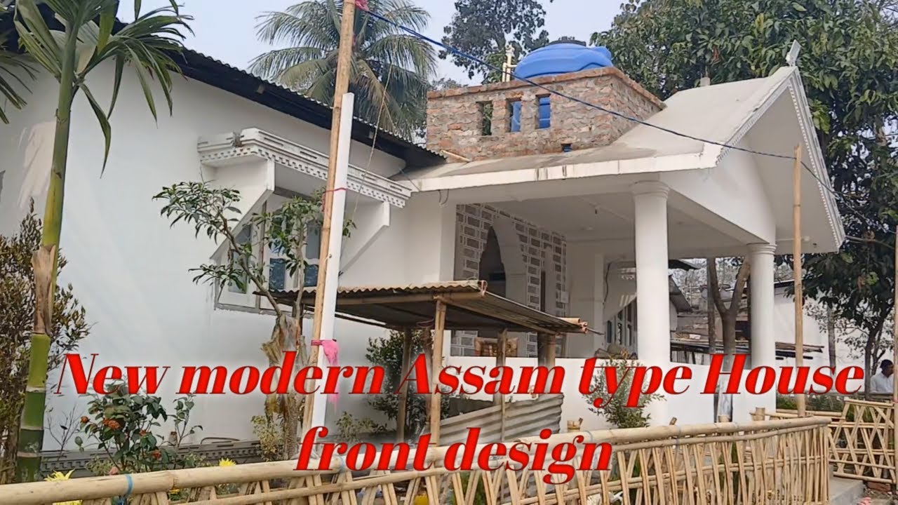 New modern front design House #Assam type House front design #House ...