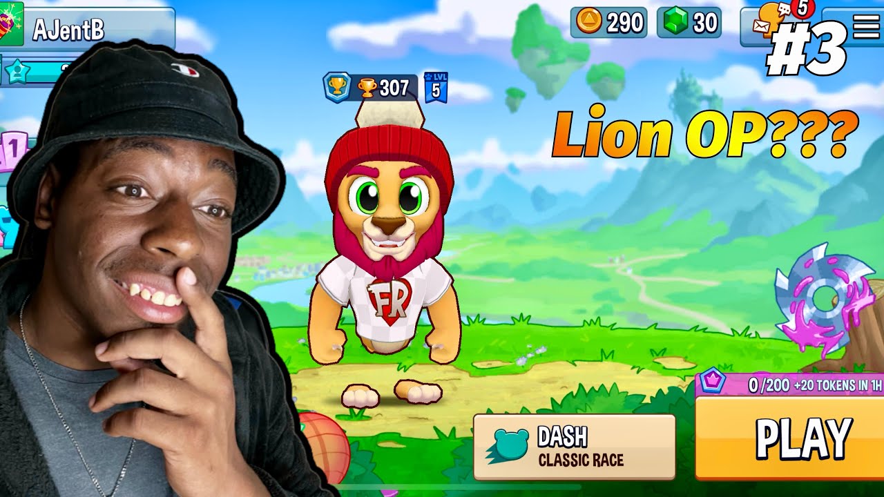 THE LION IS THE BEST ANIMAL IN THE GAME!!! | Fun Run 4 - YouTube