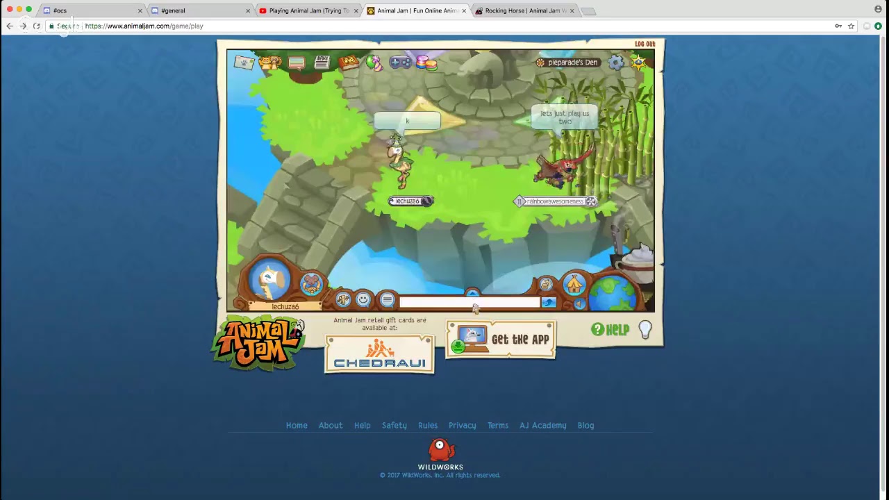 Playing Animal Jam (Trying To Get Den Betas) - YouTube