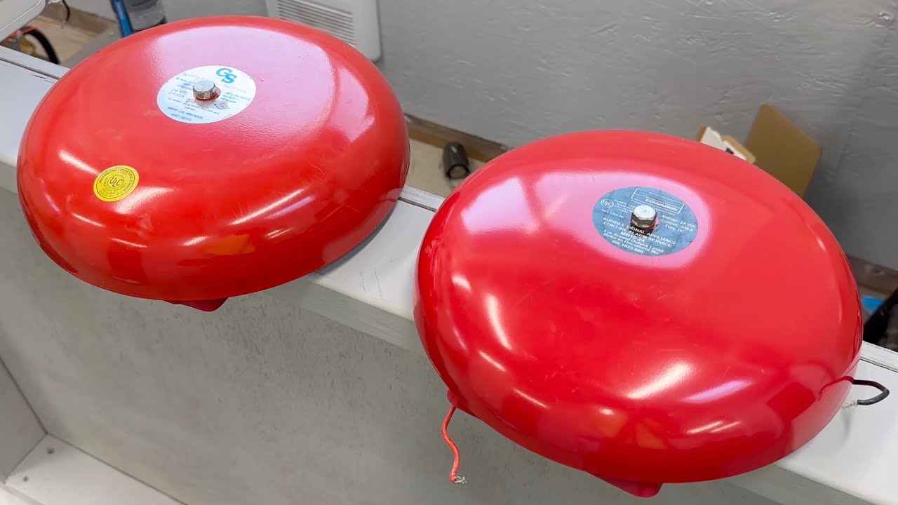 GS and MB10-24 fire bells - YouTube