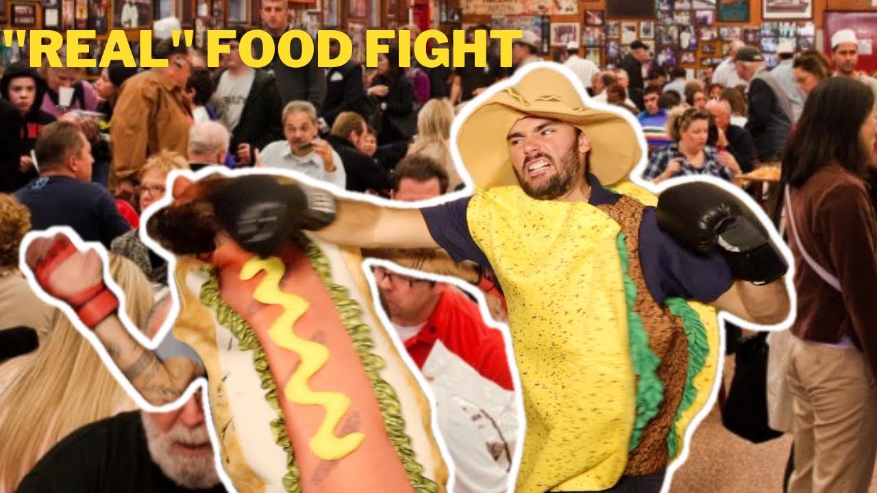 Food Fight Prank at Restaurants - YouTube