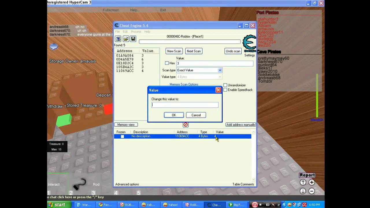 ROBLOX: How To Hack Your Gold In "Pirates Life" With Cheat Engine ...