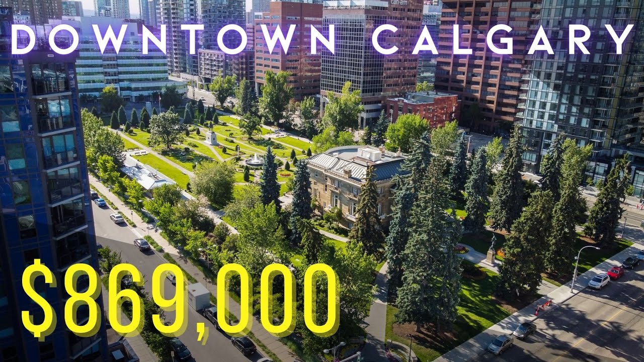 Downtown LUXURY LIVING in Calgary's Park Condo Tower! - YouTube