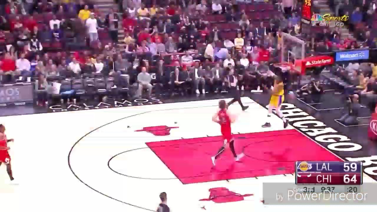 LeBron James full court bounce pass alley oop dunk - YouTube